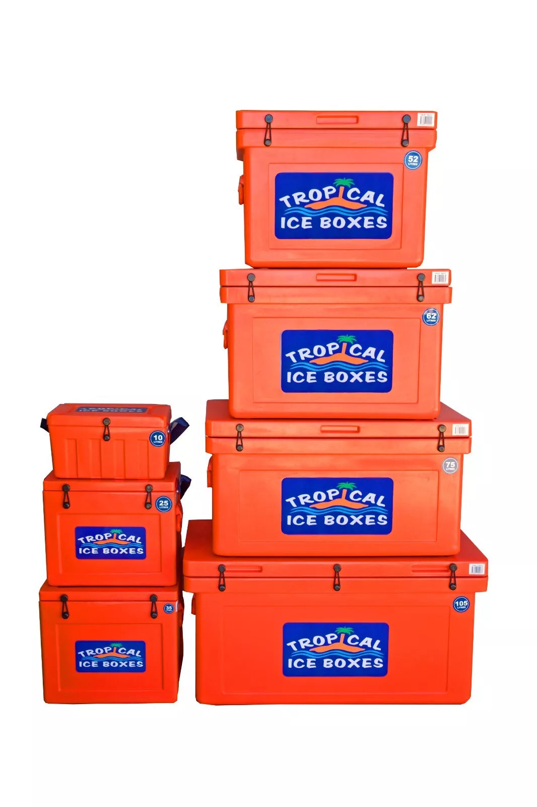 Tropical Ice Boxes | Rugged Coolers That Hold Ice for Days